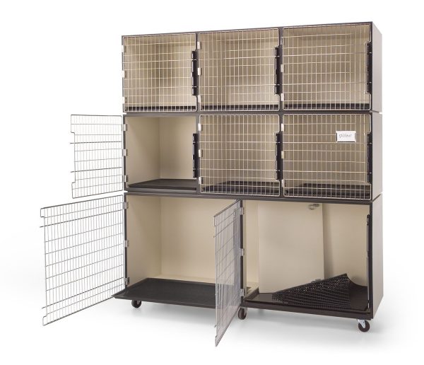 Veterinary cages, laminate cages